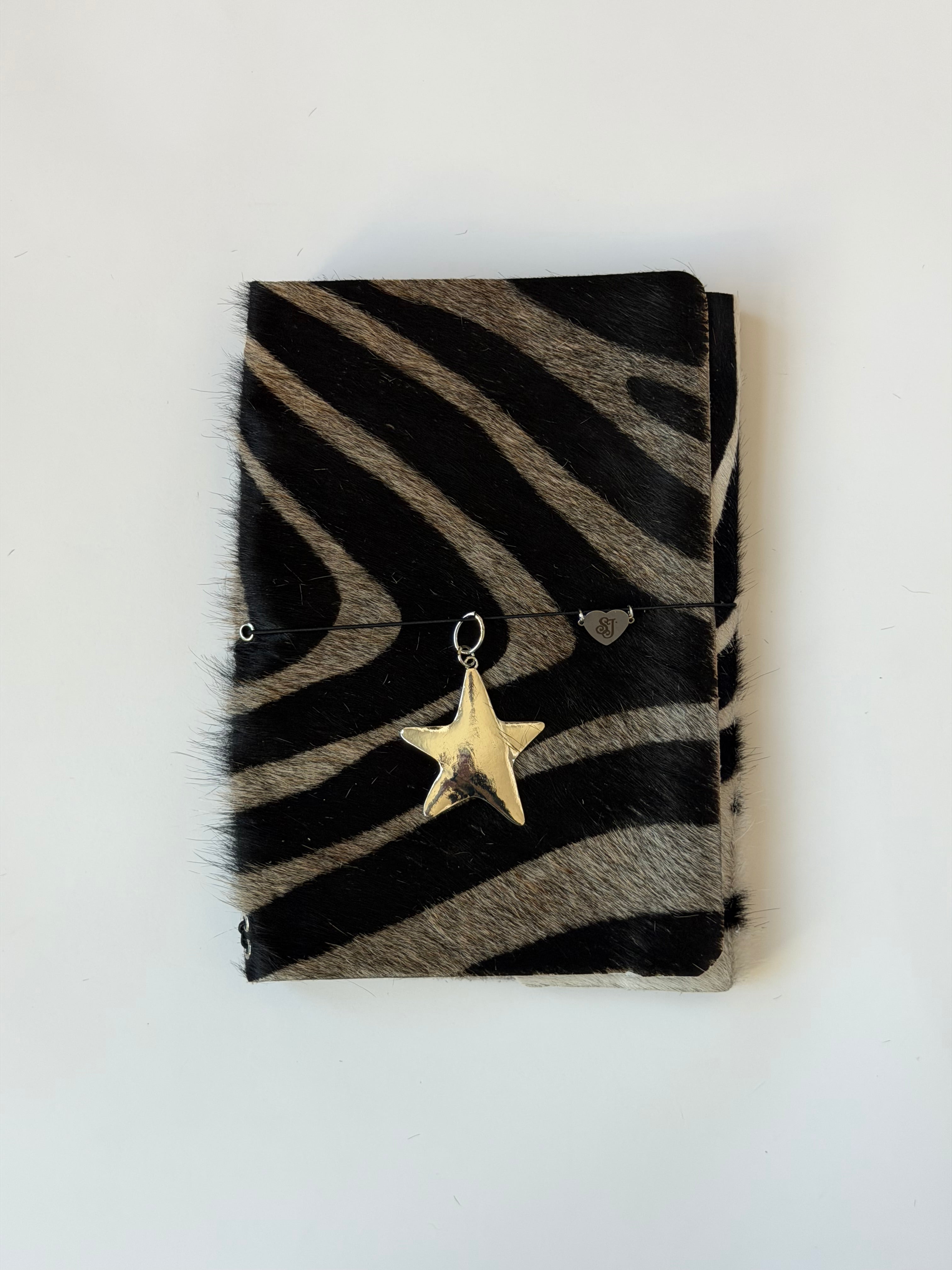 A5 zebra print w/ surprise charm – Showcase Journals